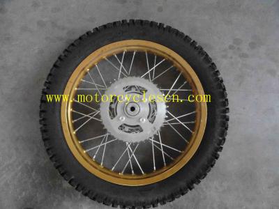 China Motocross GXT200 REAR WHEEL ASSY (DRUM BRAKE OEM Motorcycle parts GXT200 Aluminum wheel for sale