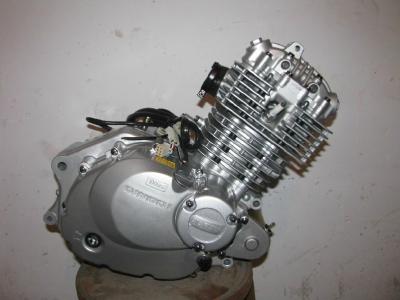 China Engine Foot Electric Start Silvery , White Motorcycle Engine Parts QM200GY for sale