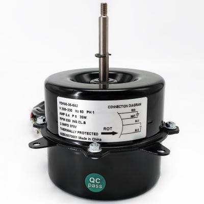 China Condenser Fan Motor - 35W 208-230V 60HZ 830RPM 6P CW-LE Class B for sale