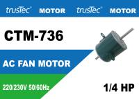 China CTM-736 YSK140-180-6A 1/4HP 220/230V Universal Double Shaft Motor for Window AC Replacement for sale