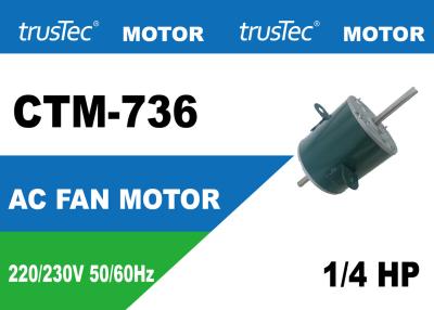 China CTM-736 YSK140-180-6A 1/4HP 220/230V Universal Double Shaft Motor for Window AC Replacement for sale