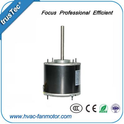 China Single Speed Condenser Fan Motor 1075/825 RPM 208-230V 60Hz with 1/6HP to 3/4HP Power Range for sale