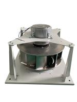 China One Phase Centrifugal Blower Fan Frame Type Inner Rotor Backward Inclined 750W 6000m3/h 600Pa for sale