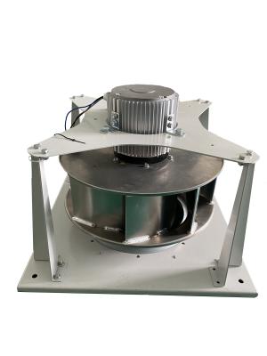 China One Phase Centrifugal Blower Fan Frame Type Inner Rotor Backward Inclined 750W 6000m3/h 600Pa for sale