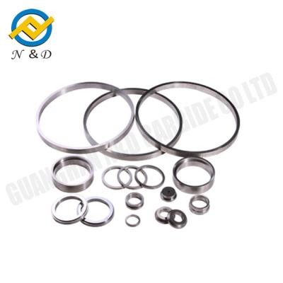 China YG6 91HRA Tungsten Carbide Hardened Flat Seal Rings for sale