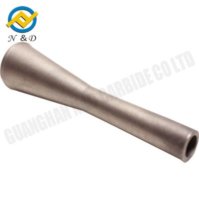China YN6 YN8 Grade Tungsten Carbide Nozzle Sandblasting Nozzles Shock Resistance for sale