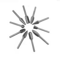 China Double Cut Carbide Rotary Burr Set Tungsten Carbide Burrs With 3mm Shank OEM for sale