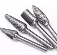 China 6.35mm Tungsten Carbide Burrs Shank Solid Carbide Burs for sale