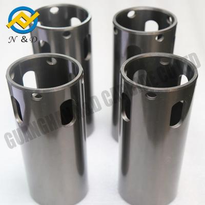 China ISO9001 Tungsten Carbide Tube Multistage Centrifugal Pump Shaft Sleeve With Inner Petal-3 Flaps for sale