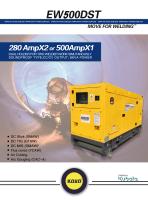 China Trailer Type Diesel Welder Generator EW500DST with 1500/1800rpm Speed for sale