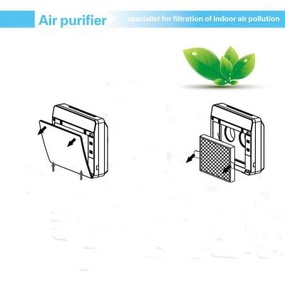 China Child Lock 80M2 3 Hour 20m2 2kg PM2.5 Air Cleaner for sale
