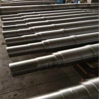 China Heavy Forging Sae4130 Sae1045 High Quality Steel Rotor Shaft Used In Power Machine for sale