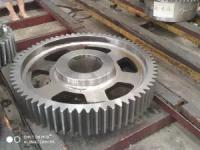 China Hot Forged St52 S355 Q235 Alloy Steel Gear Forged Spur Pinion Gear Blanks for sale