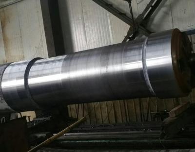 China Heavy Forging Sae4340 Big Sized Shaft Forging Sa355 Steel Pinion Shaft for sale
