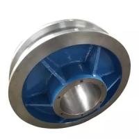 China Open Die Forging S355 Carbon Steel Retaining Wheel Used As Crane Wheel for sale