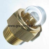 China Brass NPT 1 Inch Pipe Threaded Oil Level Sight Glass Indicator for Vacuum Pump and Air Compressor for sale