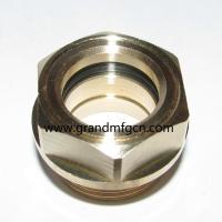 China Brass Oil Sight Glass NPT 1/2 to 1 Inch 5-10 Bar for Pump Gearbox for sale