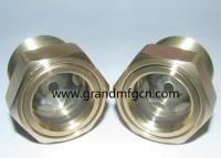 China Brass Sight Glass 1/2 NPT Thread Oil Level Gauge 5-10 Bar for Gearbox for sale