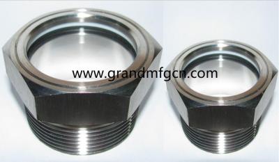 China NPT 1/2 Stainless Steel Oil Liquid Sight Glass Window for Industrial Machinery Coolant for sale
