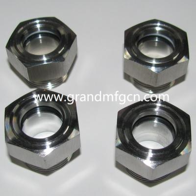 China Stainless Steel 304 BSP Sight Glass 3/4 for Industrial Cooling System Heat Exchanger for sale
