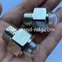China Brass Sight Glass G1/2 G3/4 BSP Thread Oil Level Gauge for Compressor 5-10 Bar for sale