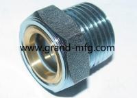 China Hexagon Steel Oil Sight Gauge 1/2 Inch BSP Thread Oil Level Indicator 10 Bar for sale