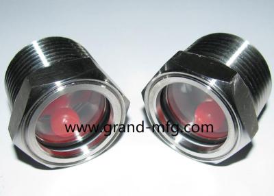China Stainless Steel M36x1.5 Metric Thread Oil Level Gauge for Gearboxes Compressors 5-120 Bar for sale