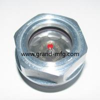 China Aluminum Oil Sight Glass 1 2 Inch Hexagon Male Thread Metric BSP for Gearbox Pump for sale