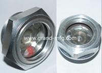 China Aluminum Oil Sight Glass 1 2 Inch Hexagon Male Thread Metric BSP for Gearbox Pump for sale