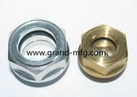 China Aluminum Oil Sight Glass 1 2 Inch Hexagon Male Thread Metric BSP for Gearbox Pump for sale