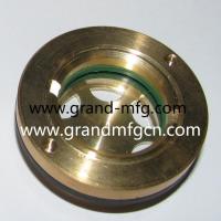 China Brass Oil Level Sight Glass G1 1/4 BSP Thread for Gearbox Pump 5-10 Bar for sale