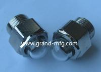 China M22x1.5 Brass Industrial Radiator Sight Glass Plug Coolant Level Indicator 5-10 Bar for sale