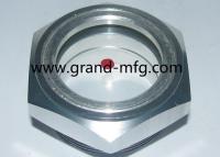 China Aluminum Coolant Tank Sight Glass Heavy Duty Metric Thread 5-10 Bar Liquid Level Gauge for sale