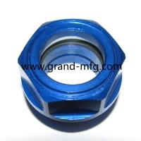 China Aluminum Coolant Tank Sight Glass Heavy Duty Metric Thread 5-10 Bar Liquid Level Gauge for sale