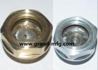 China Aluminum Oil Sight Glass 1 2 Inch Hexagon Male Thread Metric BSP for Gearbox Pump for sale