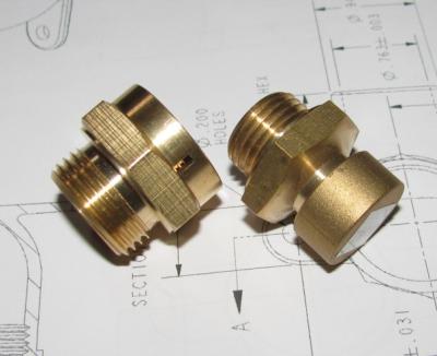 China Metric thread M16*1.5 sandblasting Breather vents,male thread connection for sale