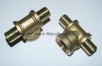 China Brass Hose Fittings NPT BSP Metric Thread CNC Machined Custom OEM 0.01mm Tolerance for sale