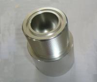 China Custom CNC Machined Aluminum Parts Male BSP Thread 0.5-40mm OD Tolerance +/-0.01mm for sale