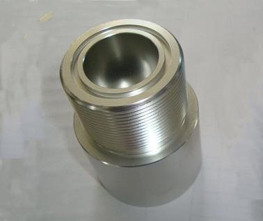 China Custom CNC Machined Aluminum Parts Male BSP Thread 0.5-40mm OD Tolerance +/-0.01mm for sale