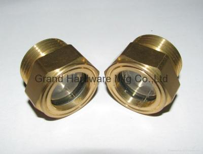 China Brass Oil Sight Glass(BSP & Metric Thread) for sale