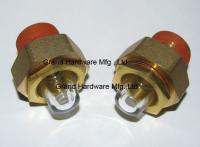 China Domed Oil Sight Glass Brass NPT1/2 Heavy Duty Liquid Level Gauge 5-10 Bar for sale