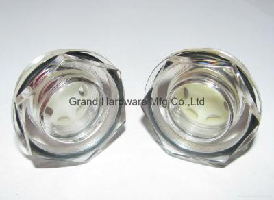 China Polycarbonate Oil Sight Glass BSP Thread G1/2 G3/4 G1 5-10 Bar Hydraulic Reservoir Level Indicator for sale
