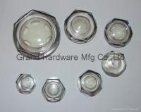 China Polycarbonate Oil Sight Glass BSP Thread G1/2 G3/4 G1 5-10 Bar Hydraulic Reservoir Level Indicator for sale