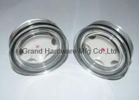 China BSP G3/4 Press Fit Plastic Circular Oil Sight Glass for Hydraulic Reservoir 5 Bar for sale