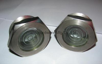 China 1 Inch Fused Glass Window Sight with UNF Thread for Refrigeration Equipment for sale