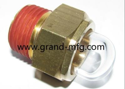 China Brass NPT 1/2 Inch Sight Glass Liquid Level Gauge Indicator for Pumps 5-10 Bar for sale