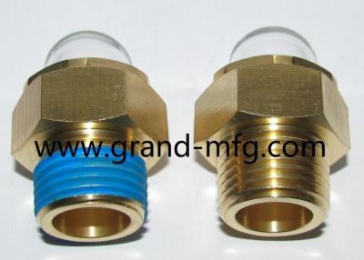 China Brass Aluminum Stainless Steel Dome Sight Glass Level Gauge NPT 3/8 1/2 3/4 Inch 5-10 Bar for sale