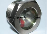 China Fused Glass Steel Sight Glass for Gearboxes Oil Level Sight Gauge 1/4 to 2 Inch NPT BSP for sale