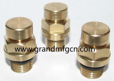 China Brass BSP Breather Vent Plug G3/8 G1/4 G1/8 0.15 Bar Milled Hex for Hydraulic Reservoir for sale