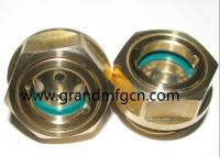 China Brass Oil Level Sight Glass G3/4 BSP Thread for Vacuum Pump Compressor 5-10 Bar for sale